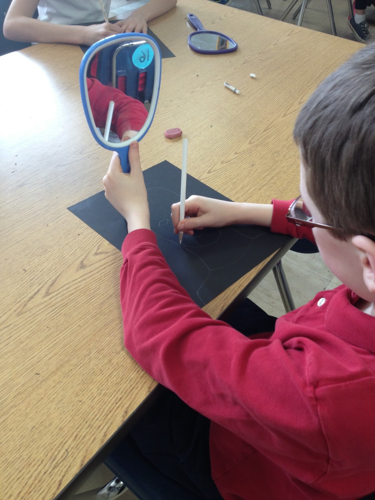 Art With A Smile: 4th/5th Split Self Portrait Negatives