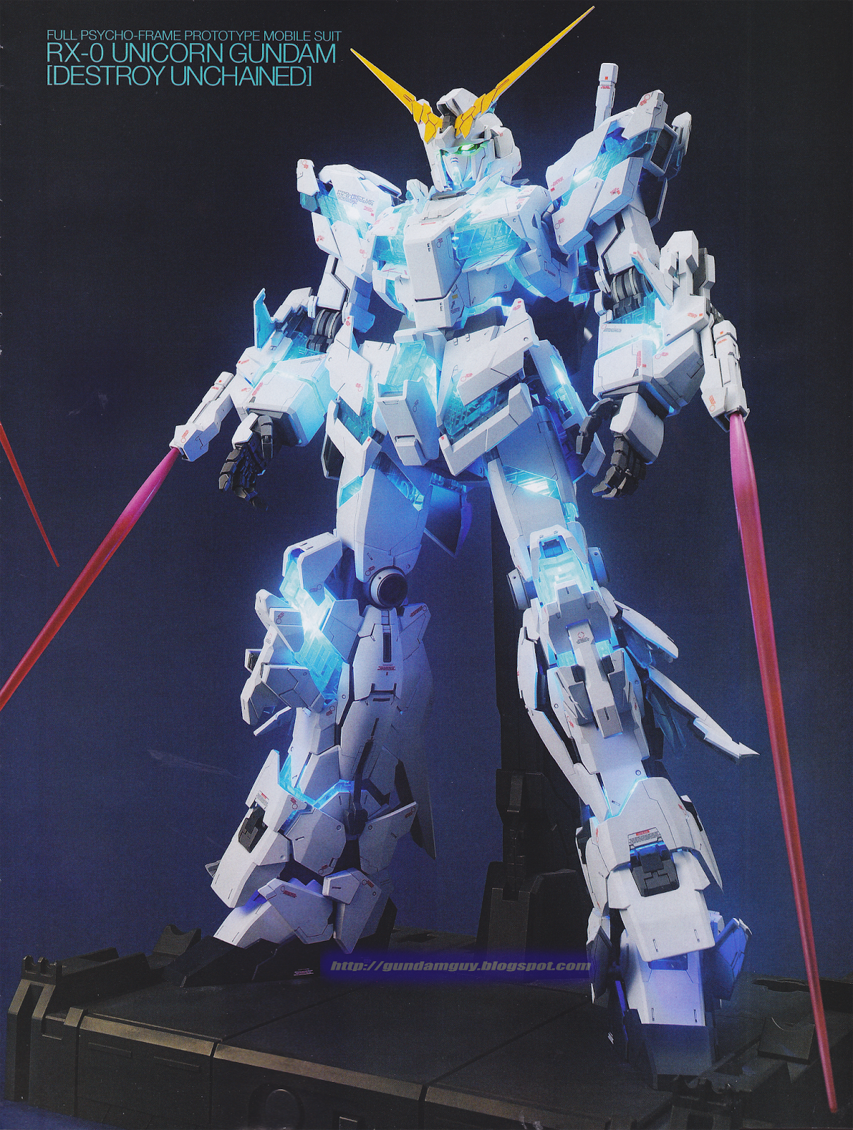 GUNDAM GUY: P-Bandai: PG 1/60 Unicorn Gundam [Final Battle Ver ...