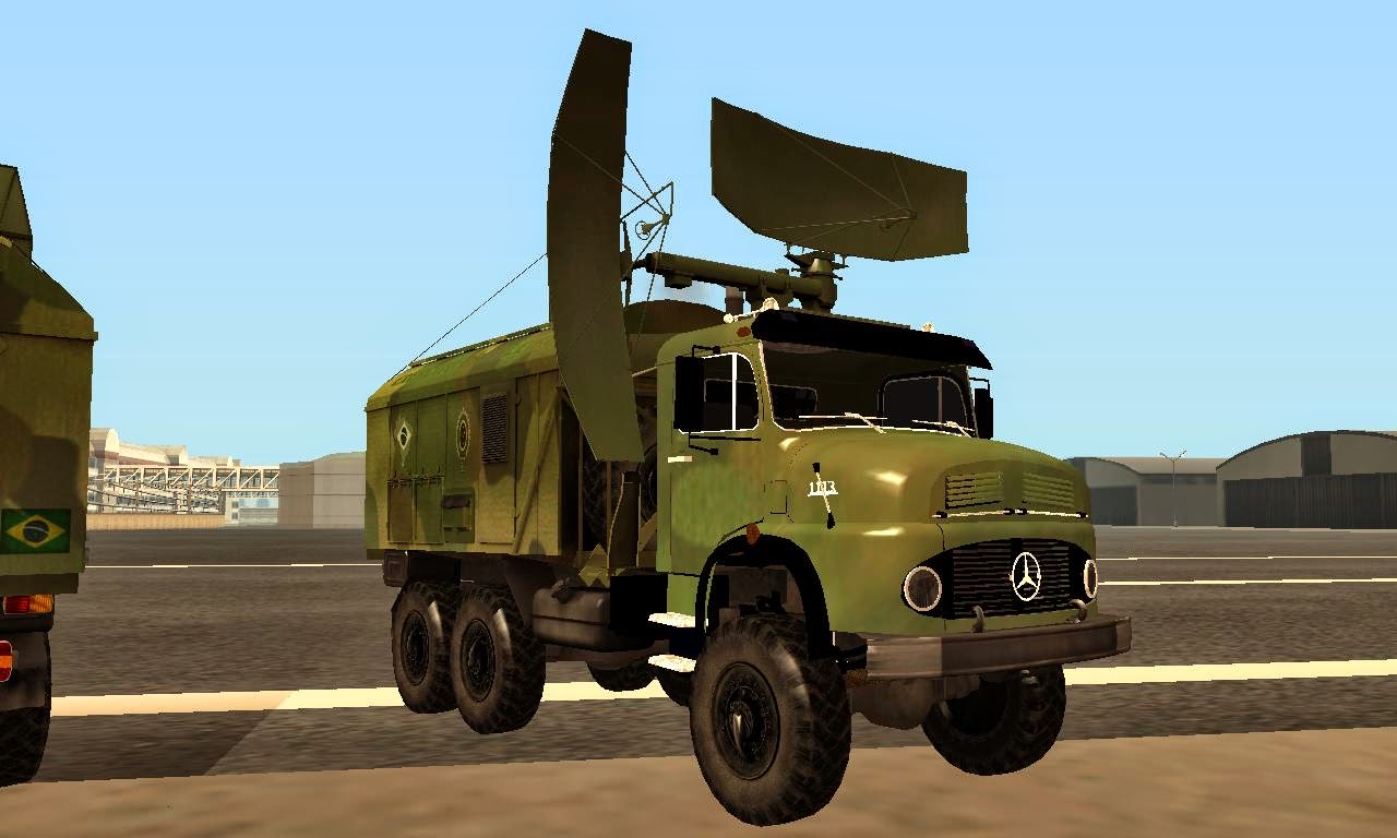 GTA San Andreas - Carros Brasileiros: Mercedes Benz MB 1113 do Exército Brasileiro Compatível ...