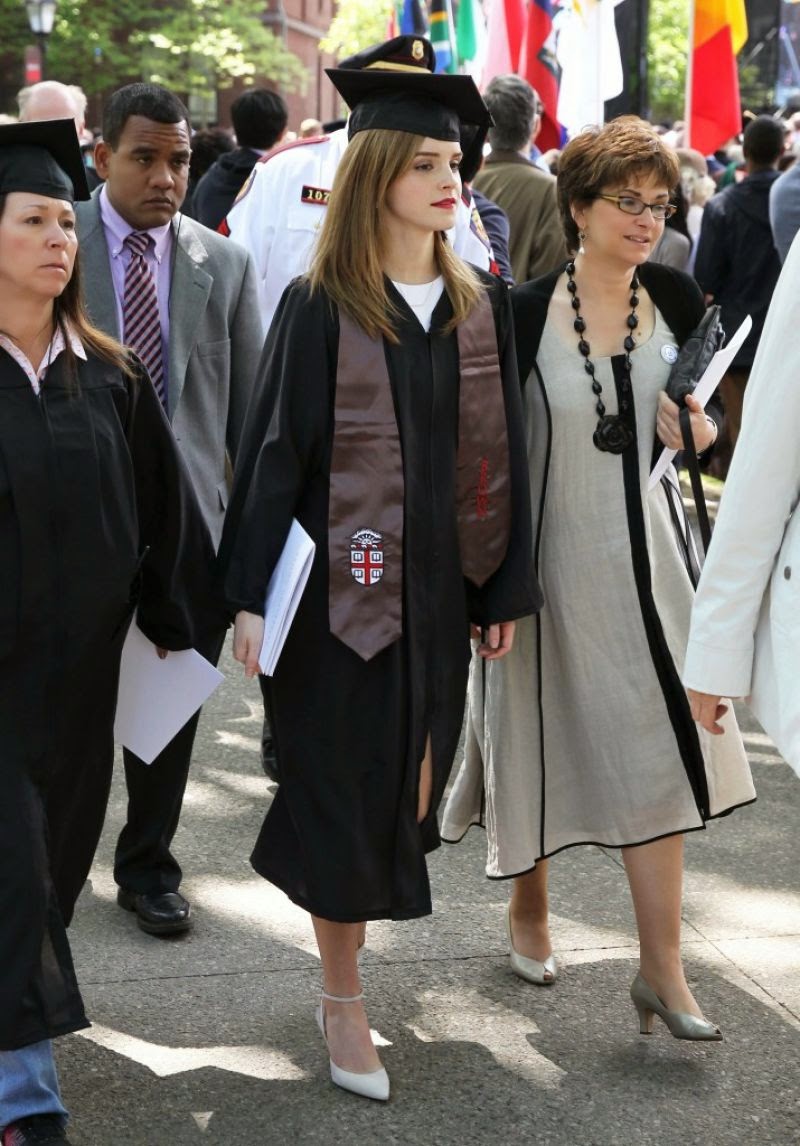 Emma Watson's Brown University Graduation Pictures