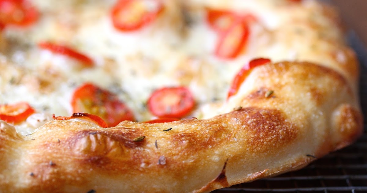 Crispy Herb and Sugar Plum Grape Tomato Focaccia | Karen's Kitchen Stories