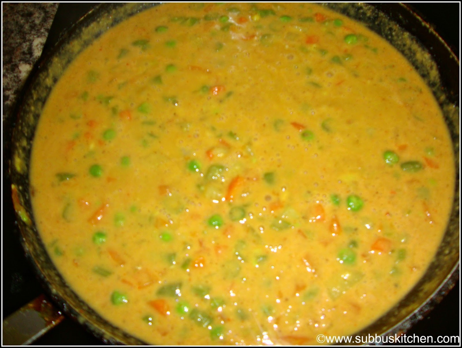 Mixed Vegetable Poricha Kootu - Subbus Kitchen