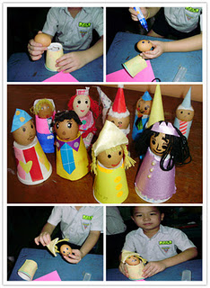 Boneka Haiwan Cawan Kertas Template - sukacawan