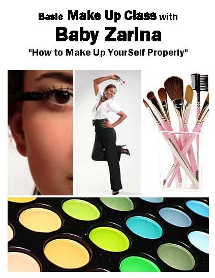 Kerawang Klasik: Basic Make Up Class with Baby Zarina "How to Make Up ...
