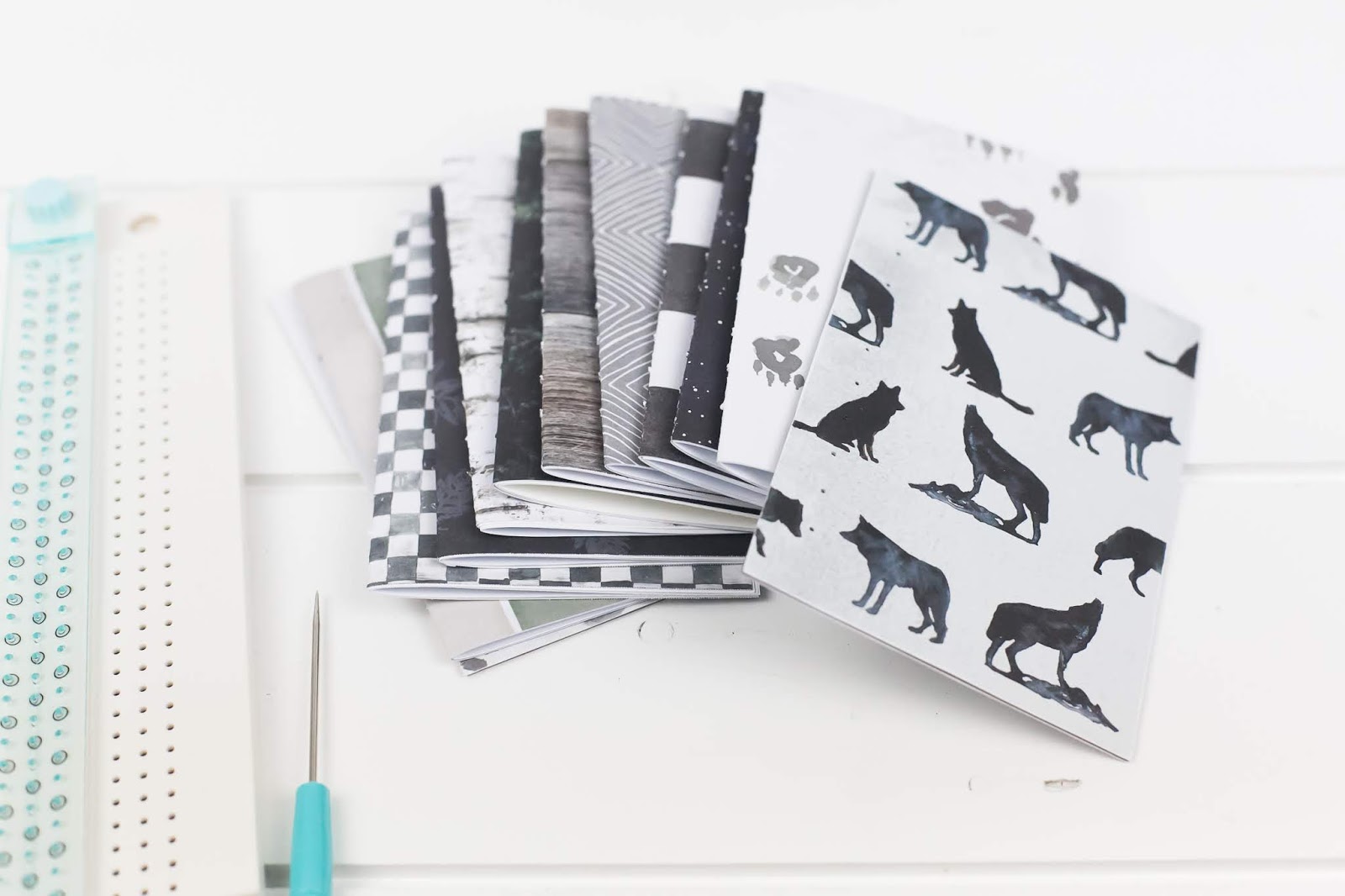 WOLF PACK I COPTIC NOTEBOOK - Simple Reflections of my Everyday