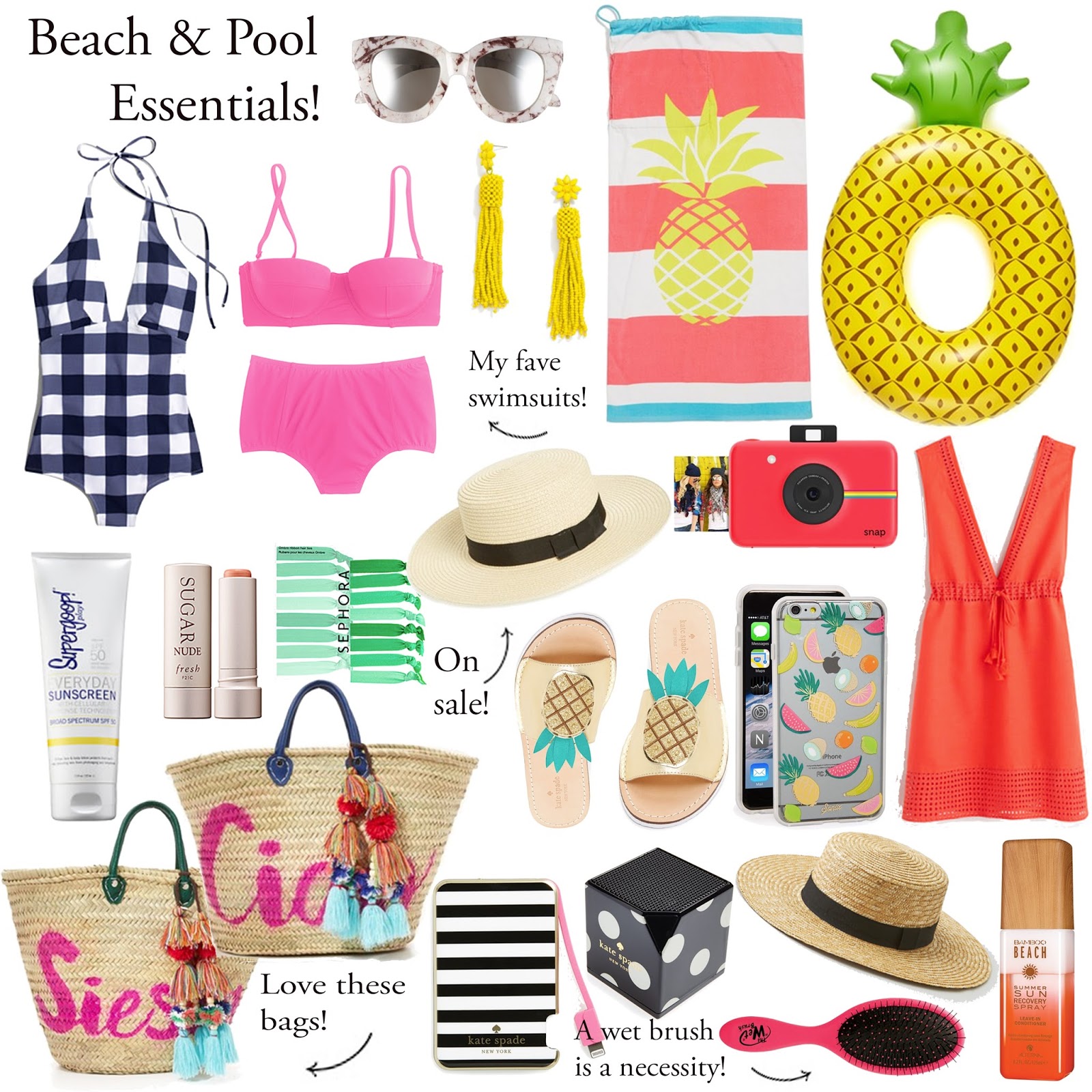 Currently Coveting :: Beach & Pool Essentials | Basically A Mess