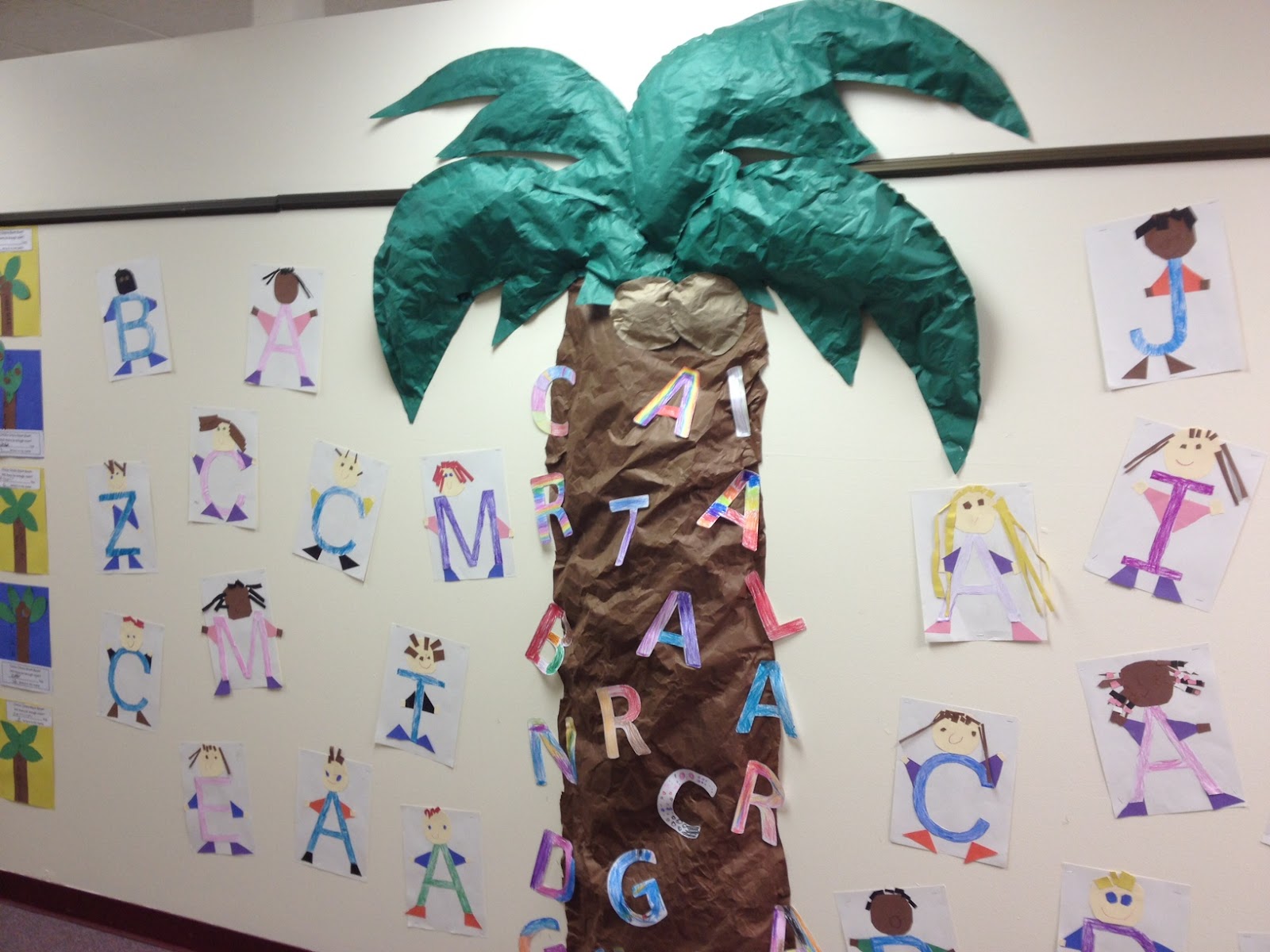 Our Chicka Chicka Boom Boom wall! | Mrs. Hodge's Kids