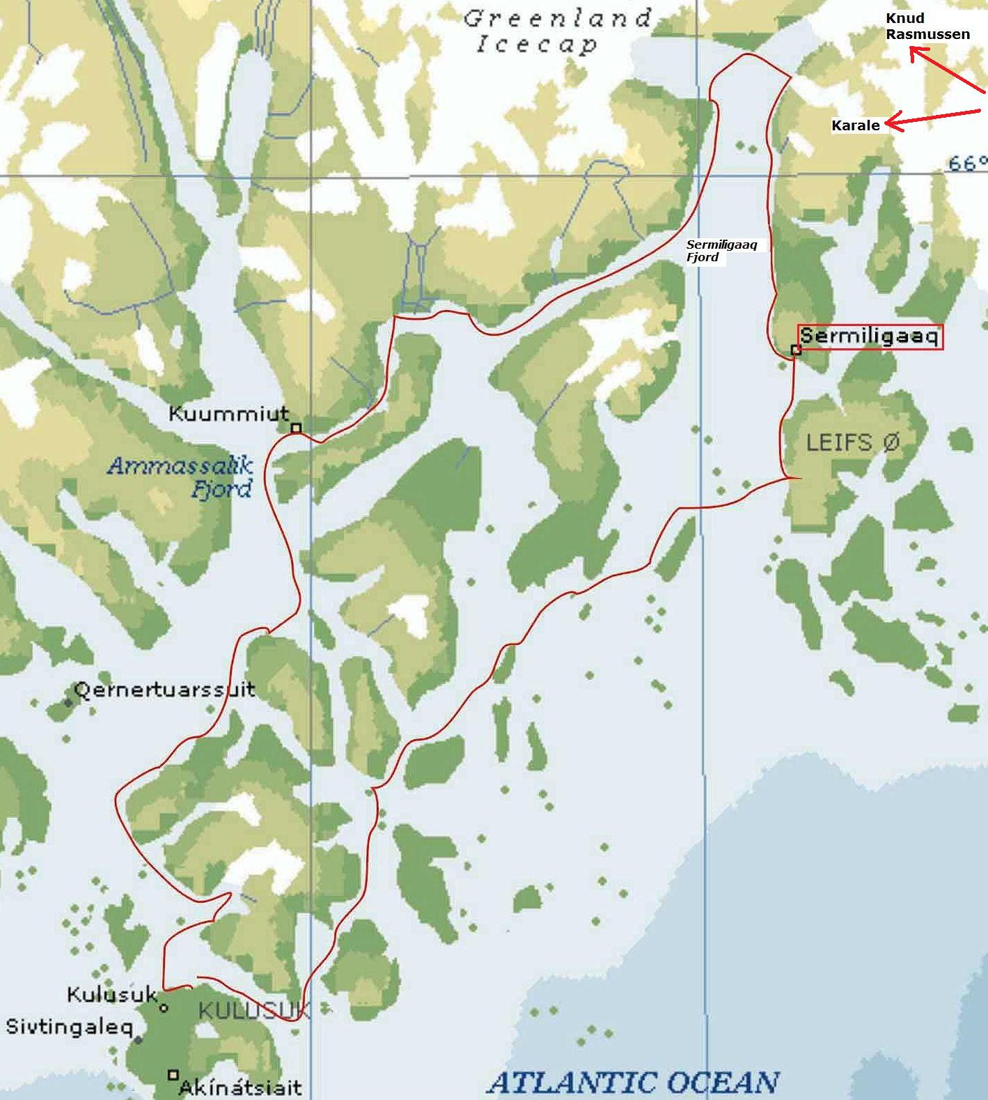 Ultima Thule: Sermiligaaq, on the east coast of Greenland, the door to ...