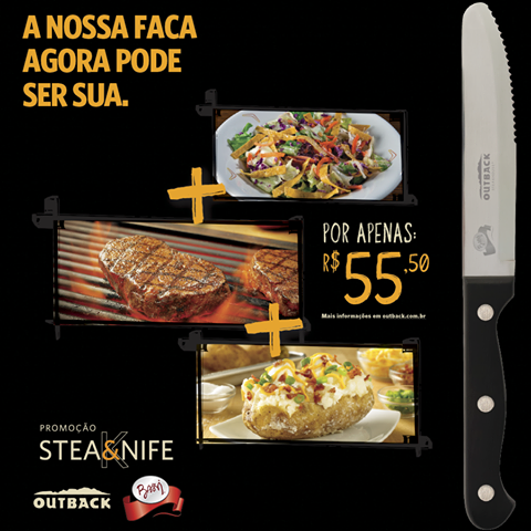 Meu mundinho cor de rosa: Nova Promoção do Outback!!!