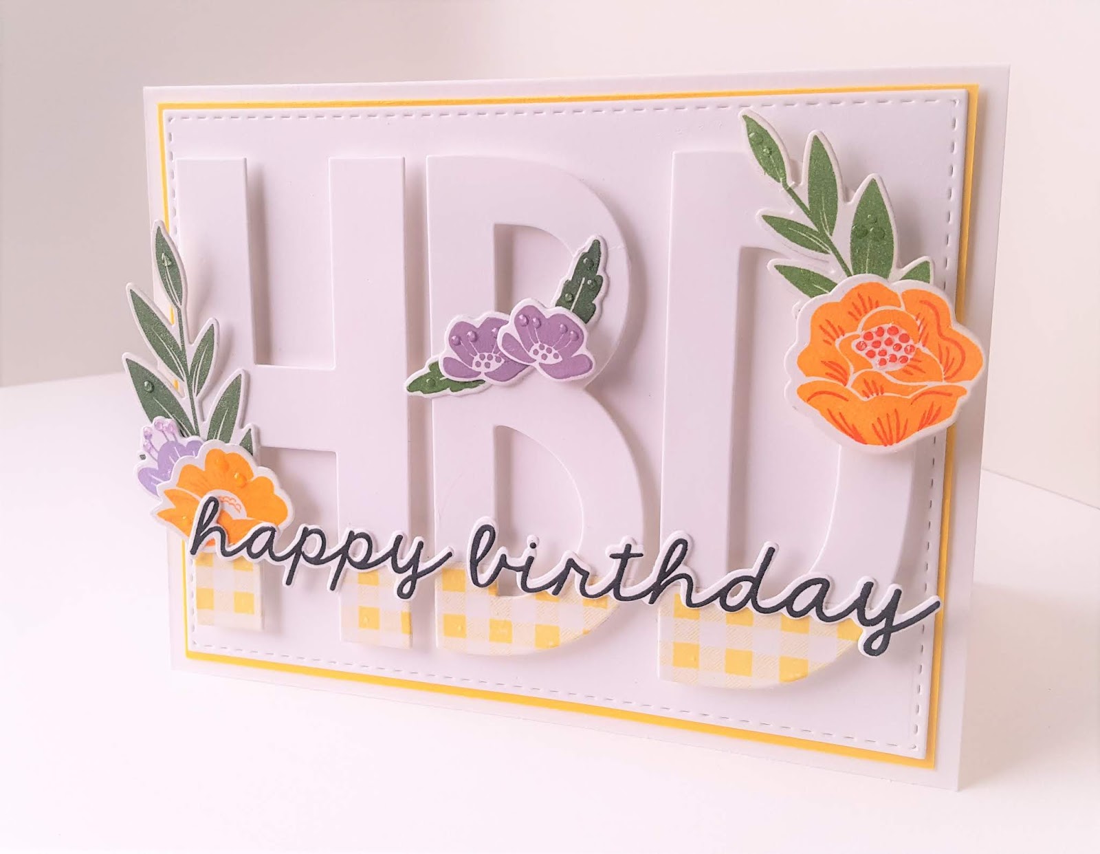 Gingham Girl: HBD Sketch