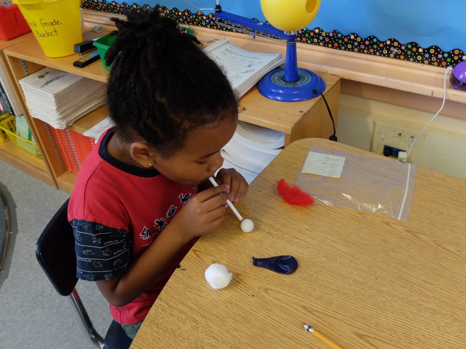 First Grade Adventurers: Air Is There Science Experiment