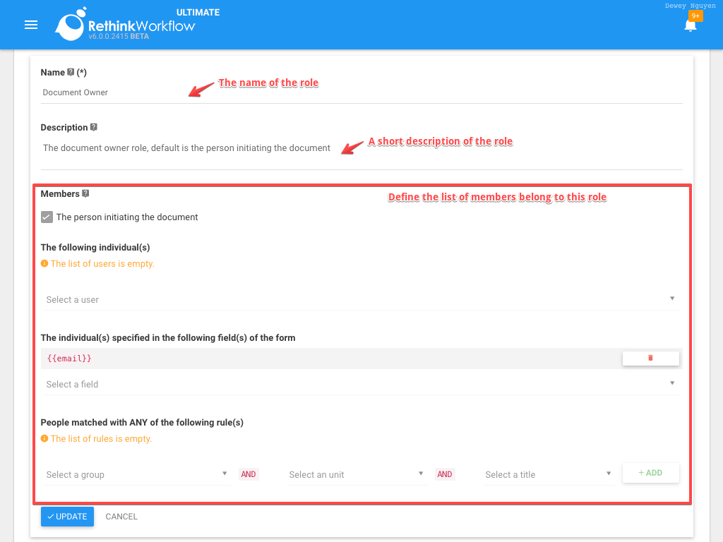 Rethink Workflow Support: Role-based Access Control