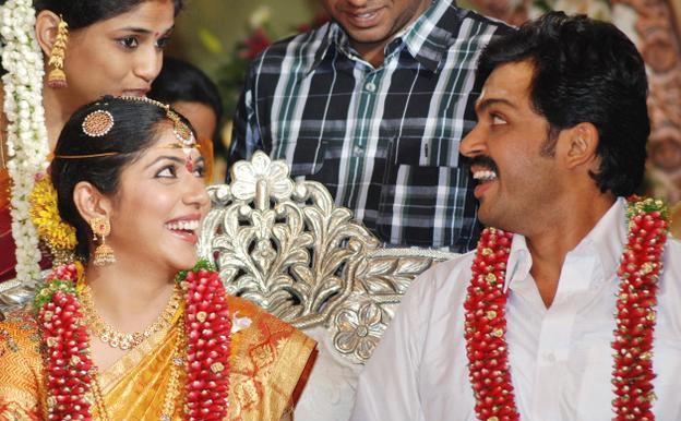 happyworldforall: Tamil Actor Karthi Marriage with Ranjani - Photos