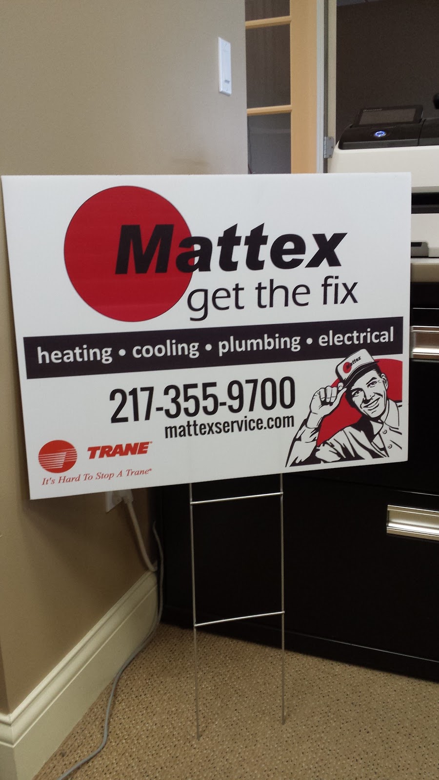 Mattex Heating & Cooling Blog Spot: Yard Signs!