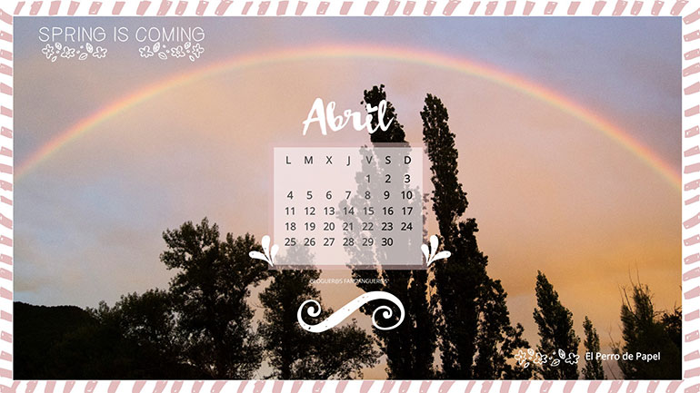 Fondos de pantalla descargables para Abril - Odisea gráfica
