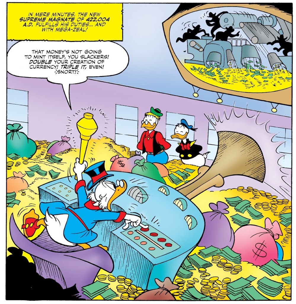 Duck Comics Revue: "Money Is the Root of Upheaval!"