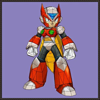 PapercraftZone Br: Mega man Zero - Papercraft