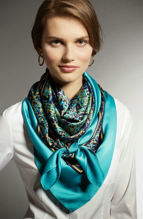 Amazing Blue Scarf, Winter-Fall Outfits Women World Remedies