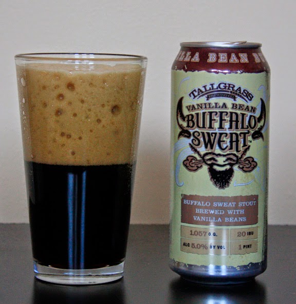 Nick's Beer Blog: Tallgrass Vanilla Bean Buffalo Sweat Review