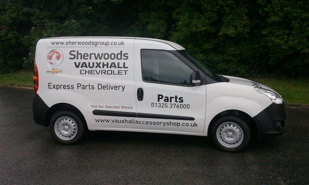 The Green I Signs Blog: New Vauxhall Combo Parts Delivery Van for ...