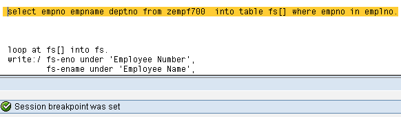 Sap Abap Debugging Concept Sap Abap Online Tutorials 9635