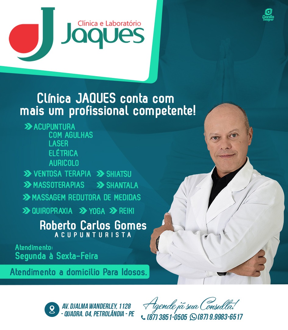 Novidade: Acupuntura com Roberto Carlos Gomes (acupunturista) de ...