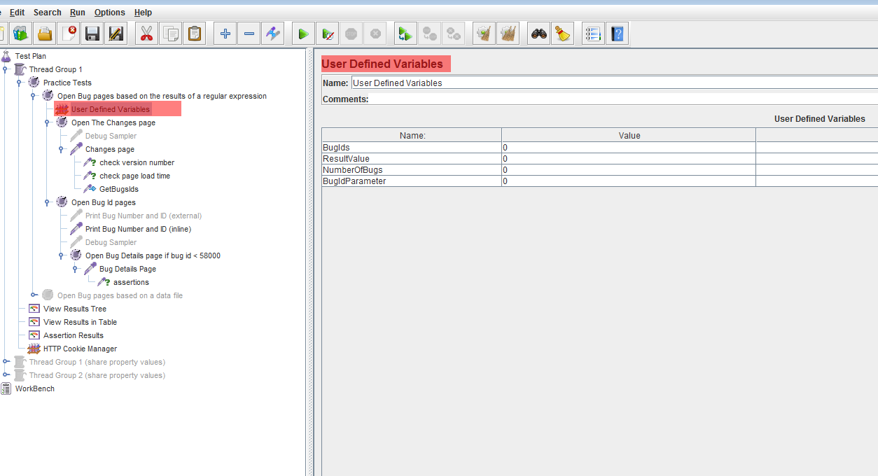 Create a load test plan with JMeter