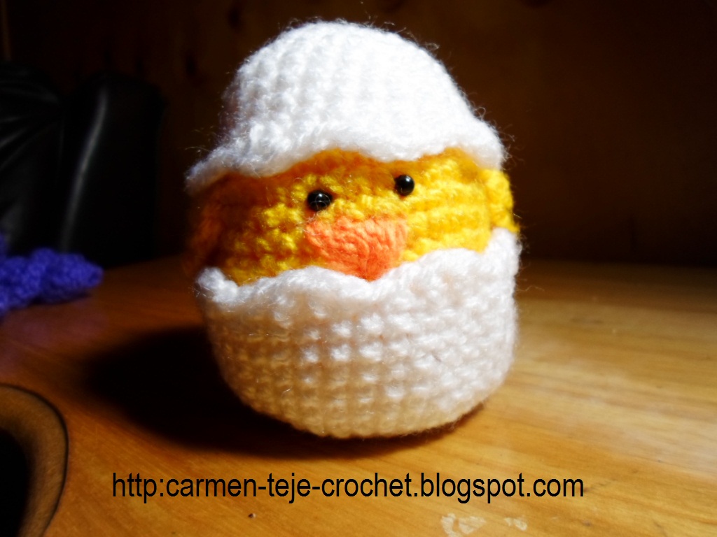 Tejiendo crochet y más...: Amigurumi pollito