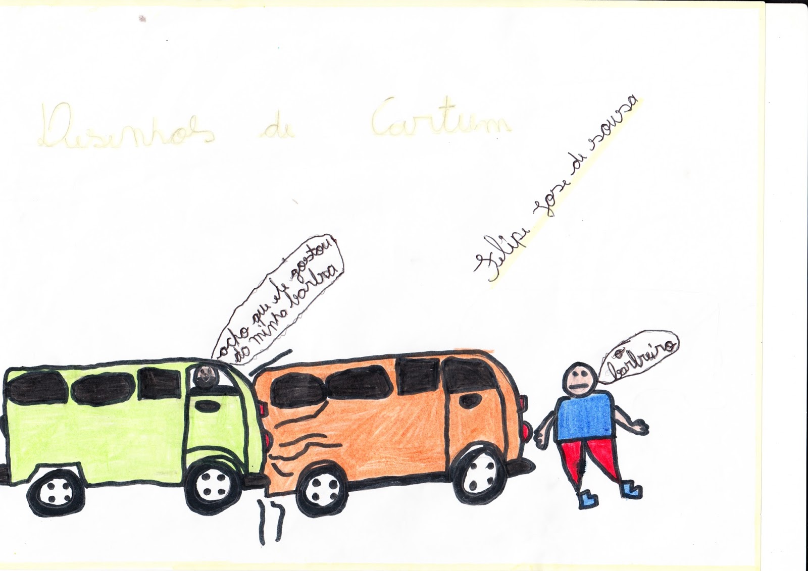 ESCOLA "VÓ MARIA": CONCURSO DE CARTUM ELABORADO PELO 4° ANO ''C''.