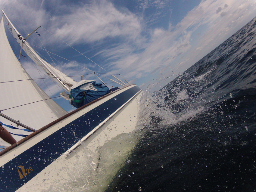 Sailing photography with the GoPro camera - S/Y Dolphin Dance