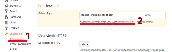 Jak podpiąć bloga pod własną domenę, ... czyli jak zmienić adres bloga ...