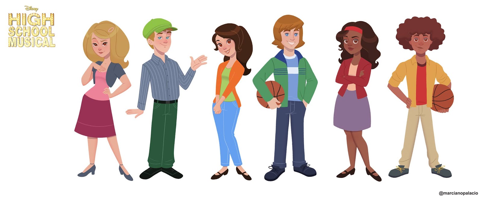 Disney Cast: E finalmente umas fanarts de High School Musical!