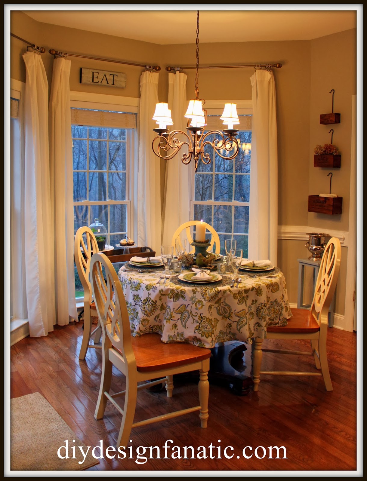 diy Design Fanatic: January In The Breakfast Room