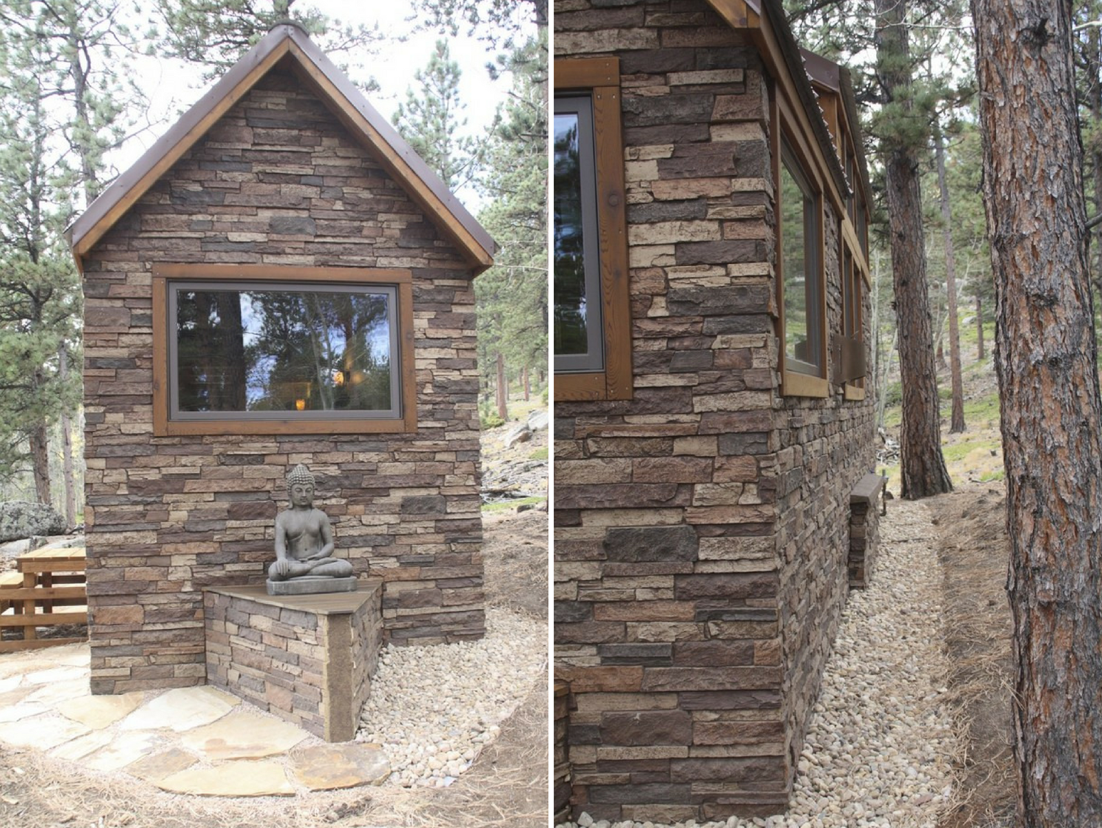 TINY HOUSE TOWN: Simblissity's 204 Sq Ft Stone Cottage