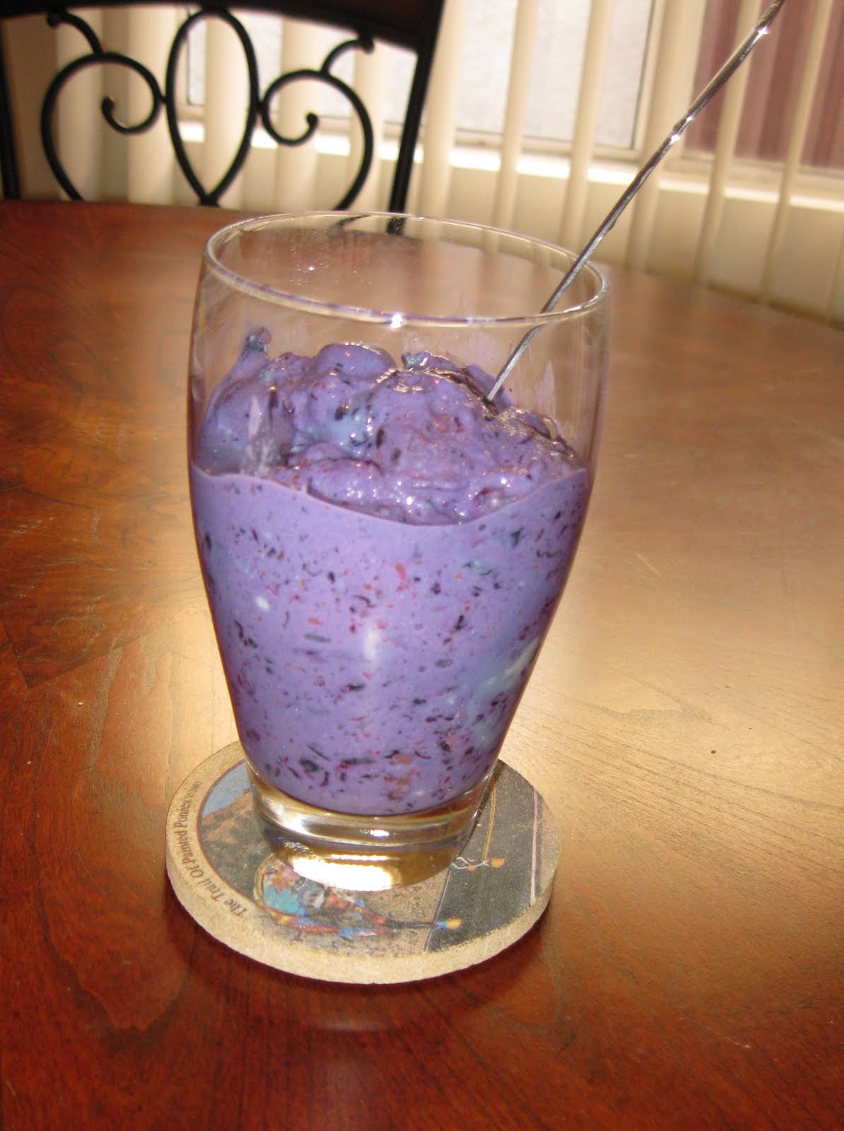 The Vegan Challenge: Day 7: Blueberry Smoothie with Soy Protein Powder