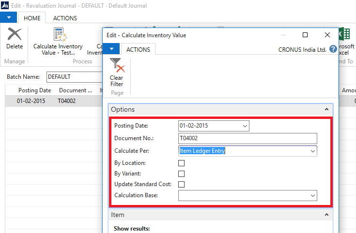 Nandesh Gowda : Inventory Revaluation NAV