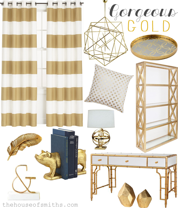 2013 Home Trends We Love - Gorgeous Gold