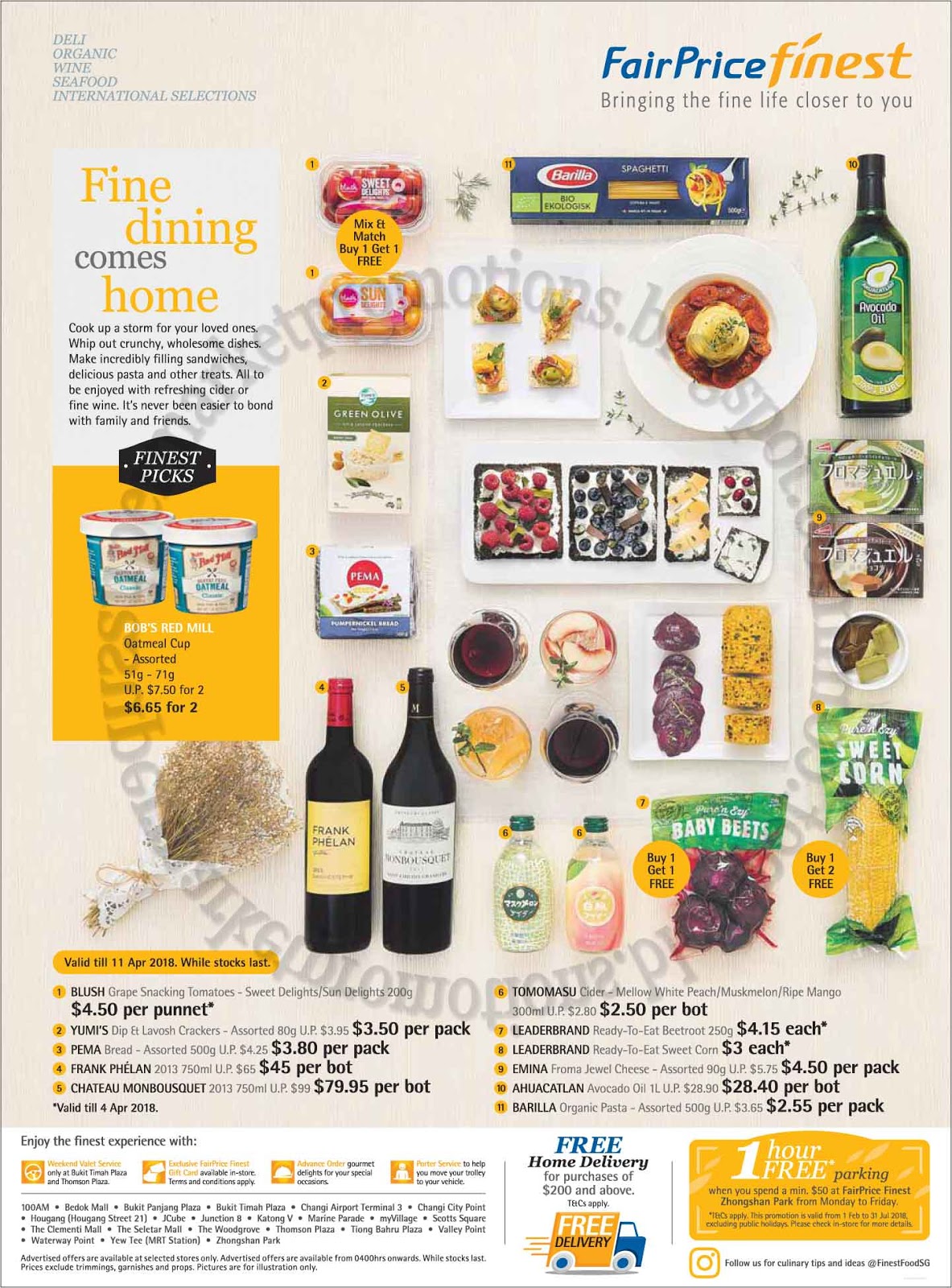 NTUC FairPrice Finest Fine Dining Promotion 29 March - 11 April 2018 ...