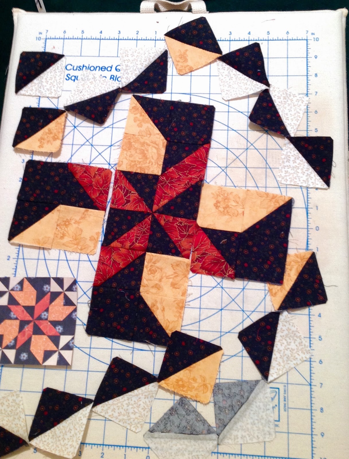 HAND PIECING: Block of the Month
