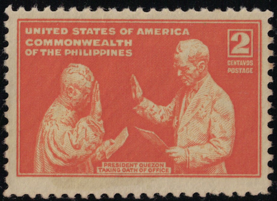 Philatelic Philippines: first oath taking on stamp
