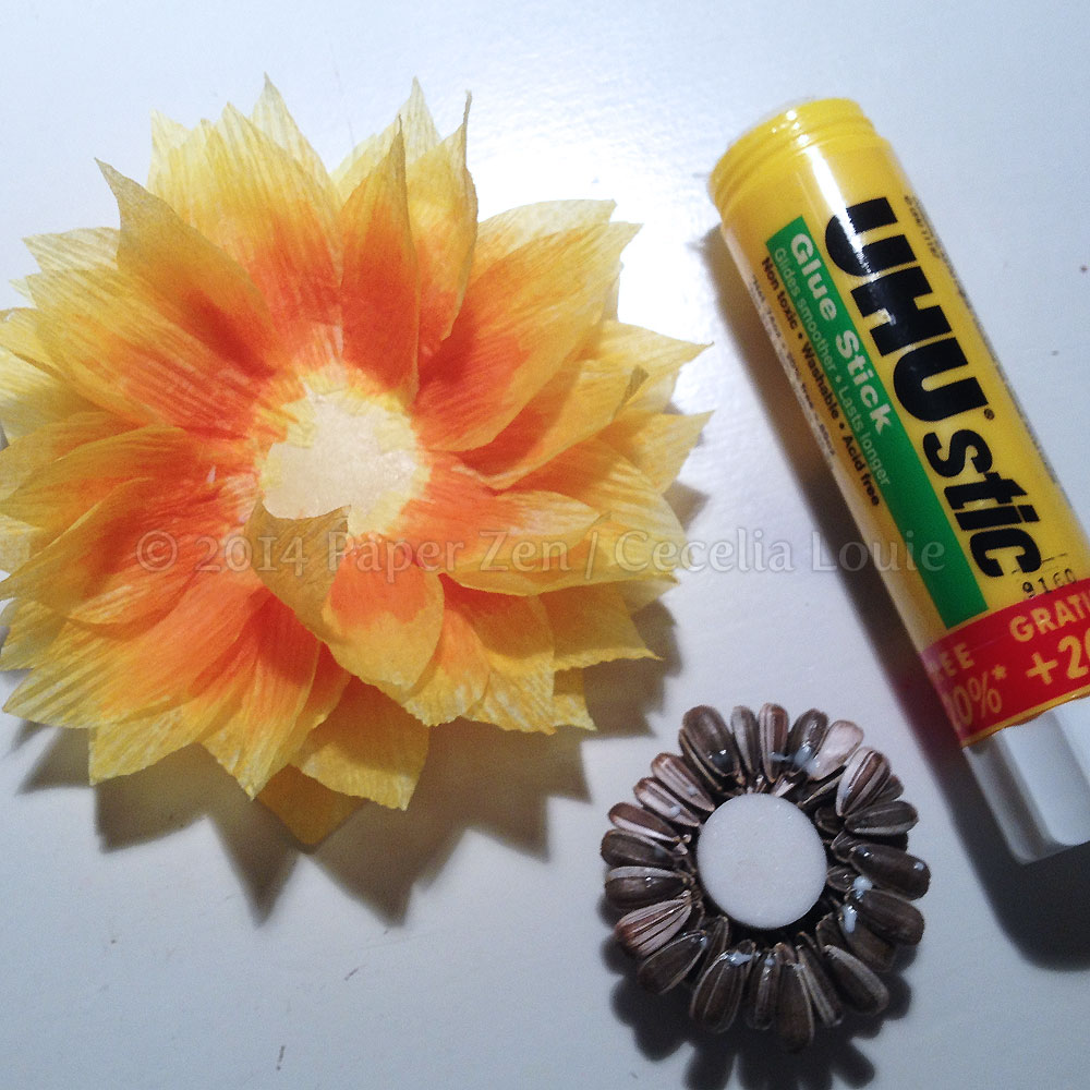 Welcome to Paper Zen ~ Cecelia Louie: How to make a Paper Sunflower