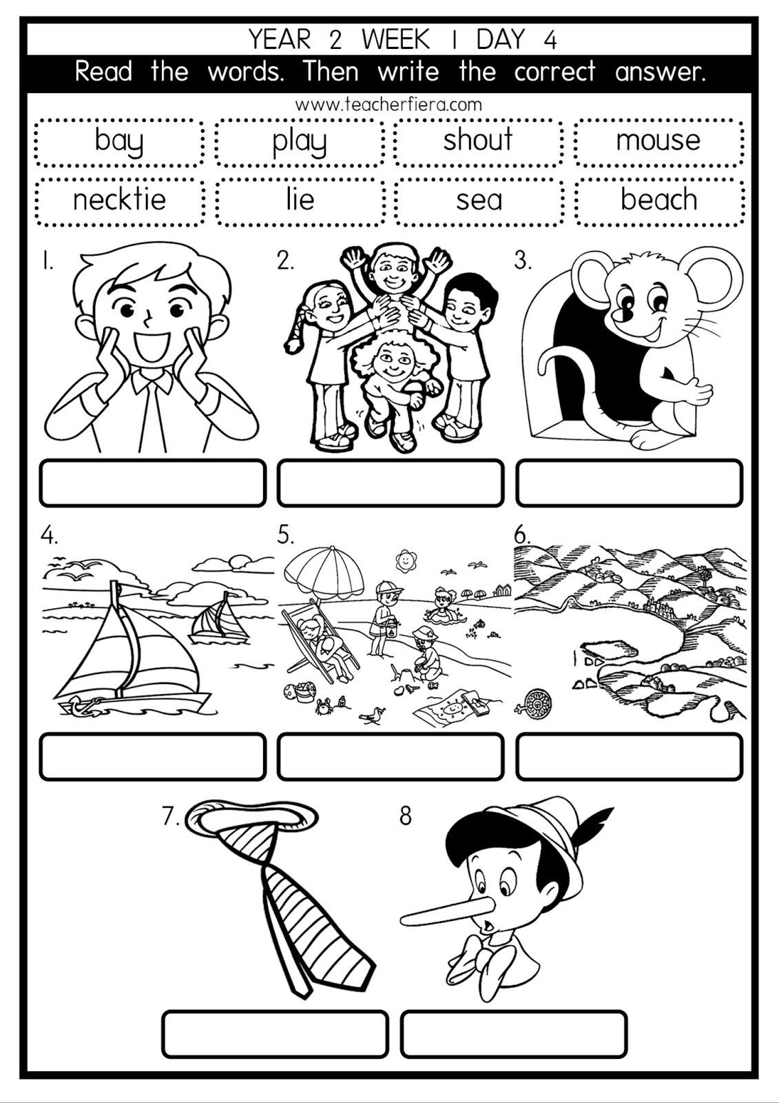 teacherfiera.com: YEAR 2 PHONICS LESSONS (WEEK 1)