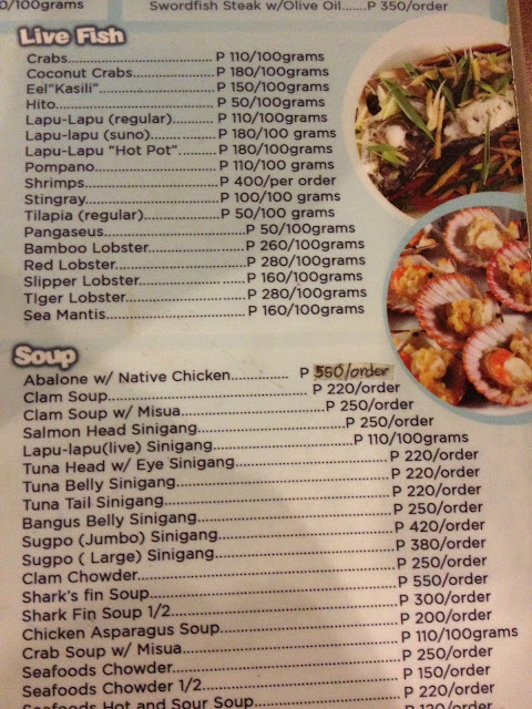 The Mediocre Wanderer: MARINA TUNA:Seafood Indulgence At Davao's Finest