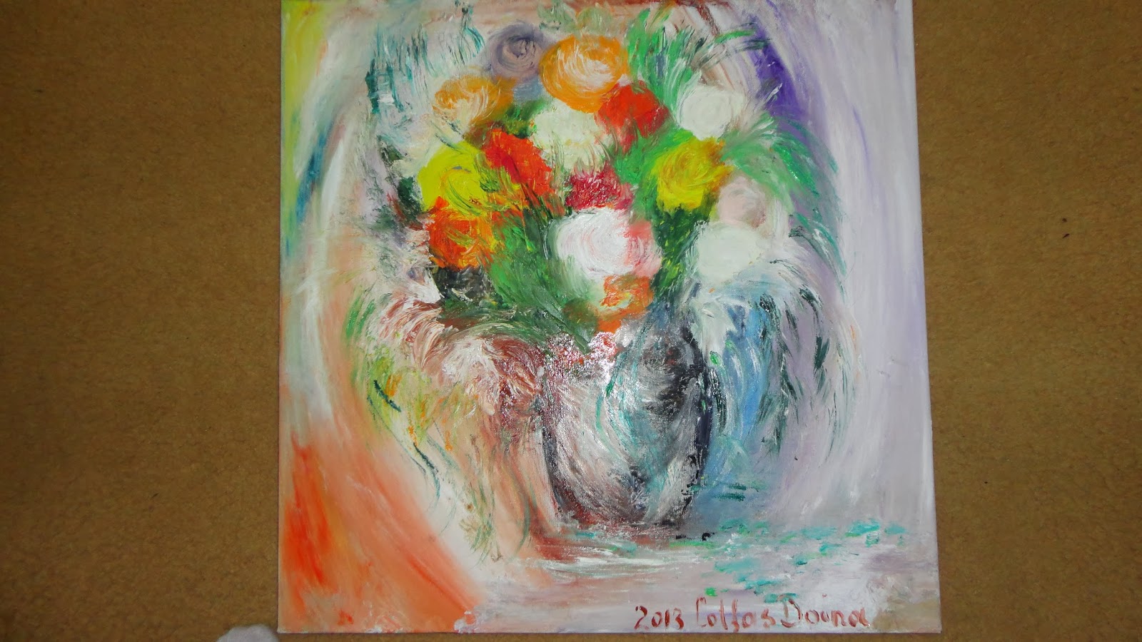 PICTURI MODERNE DECOR: PICTURA--77-- BUCURIA FLORILOR