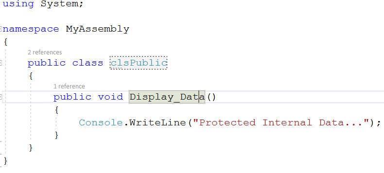 C# Access modifiers-Specifiers | C#.NET,SQL Server and Microsoft Azure