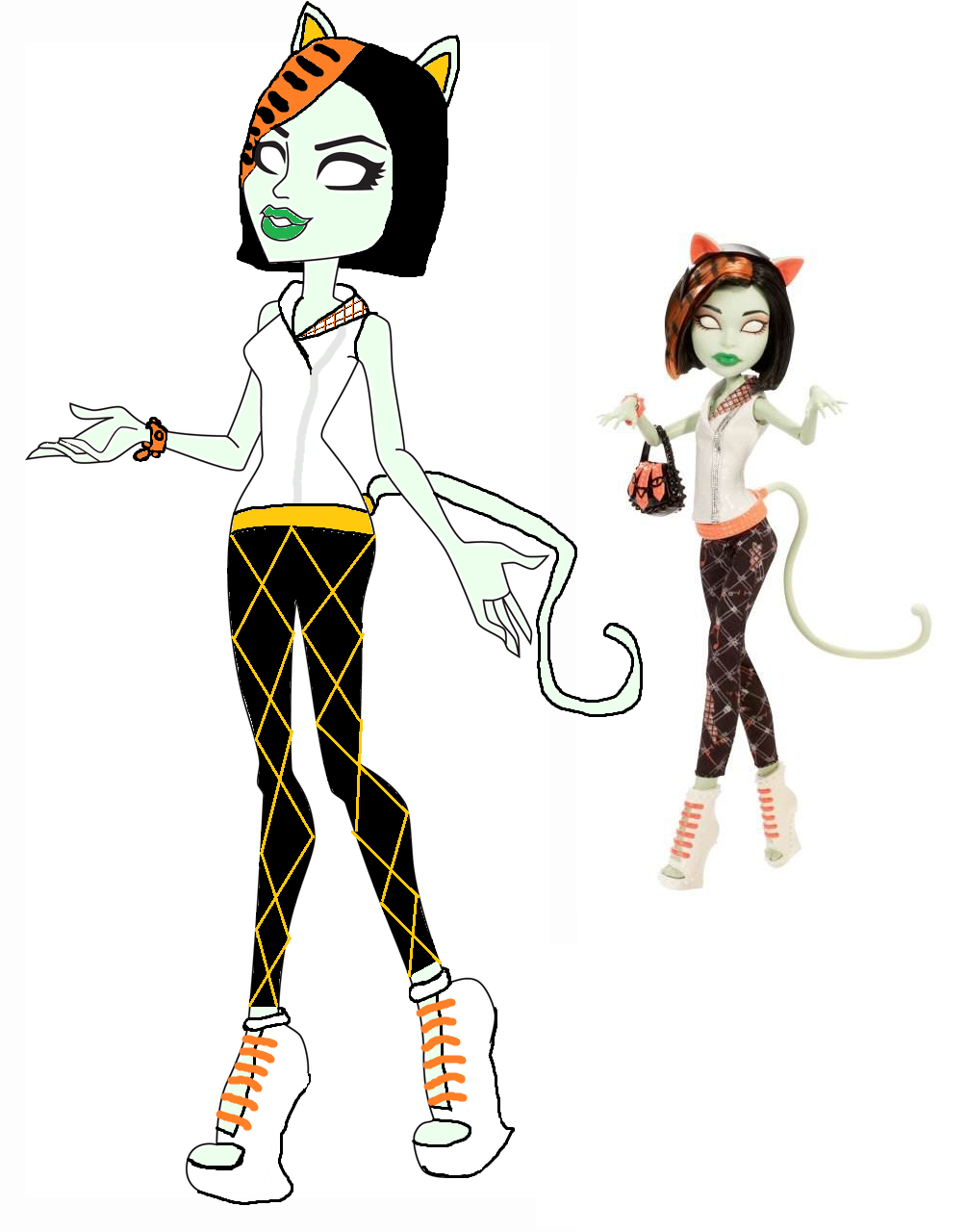 monster high: Monstruofotos de clawdeen black carpet!!