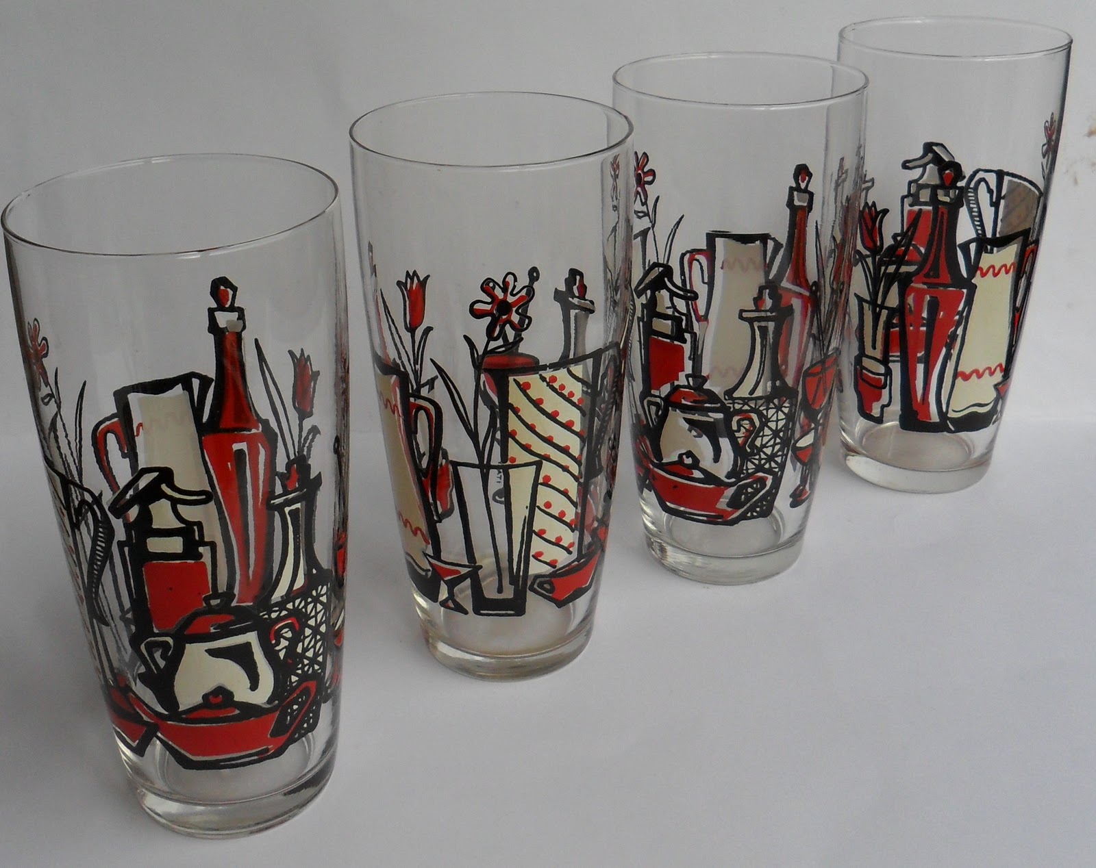 Ruby's Rooms gallery: Vintage drinking glasses