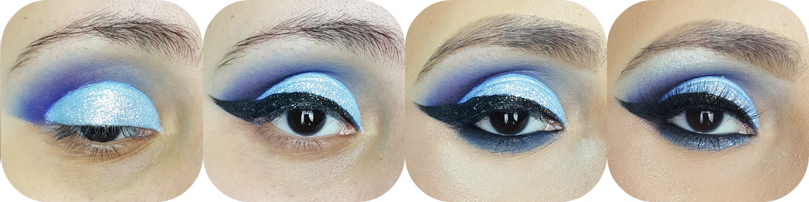 Beauty Addict on a Mission: Icy Blue NYE Makeup Tutorial