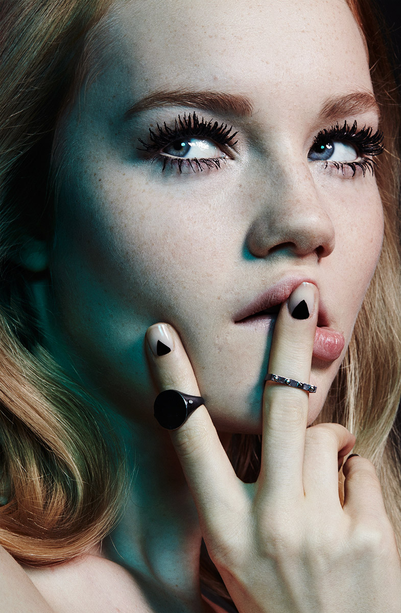 Rock and Roll Vamp Dark Rocker Makeup with model Zanna Van Vorstenbosch