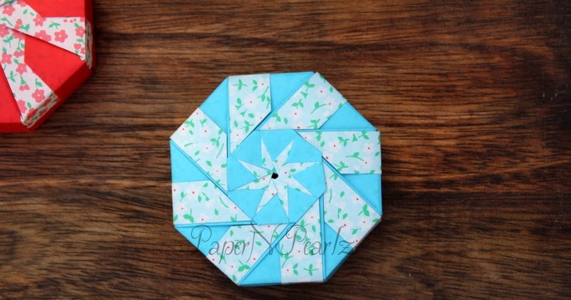Origami Octagon Box - 1st Variation | Paper N Pearlz